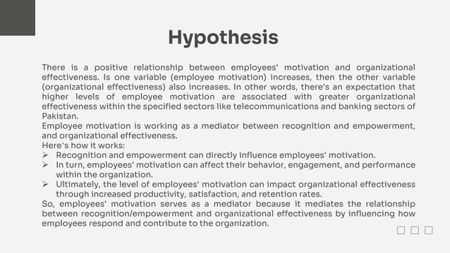 impact of employees motivation on organization effectiveness | PPT