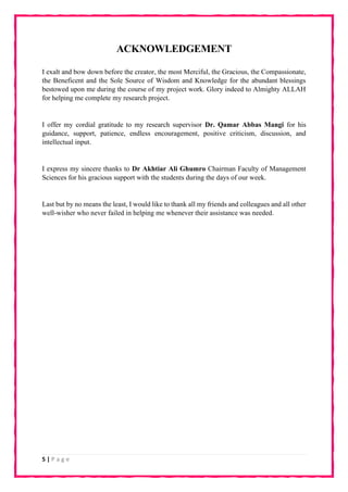 Project Work on Consumer Behavior in Fast Food Restaurants. Their behavior towards these food ...