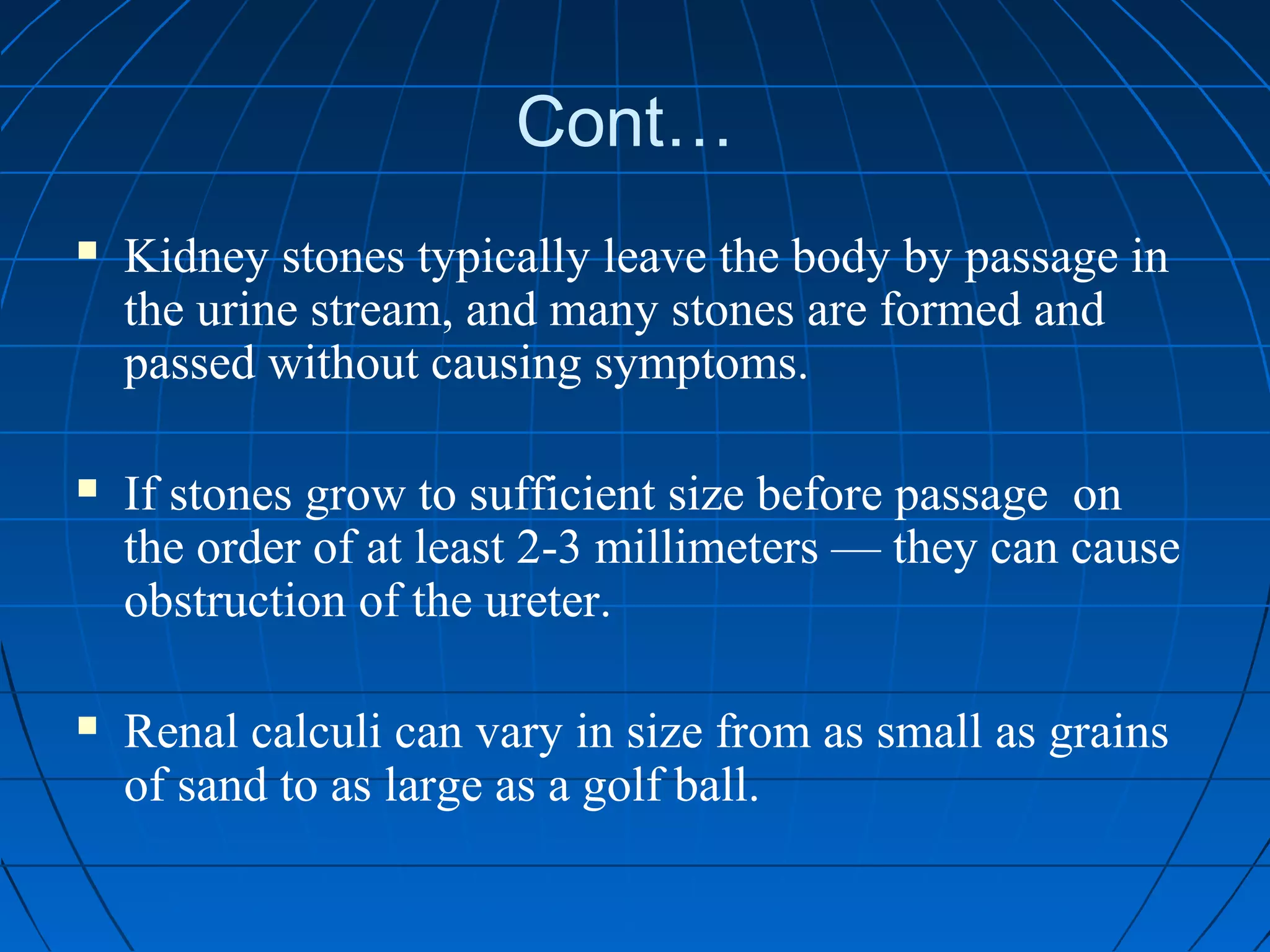renal and bladder calculi | PPT