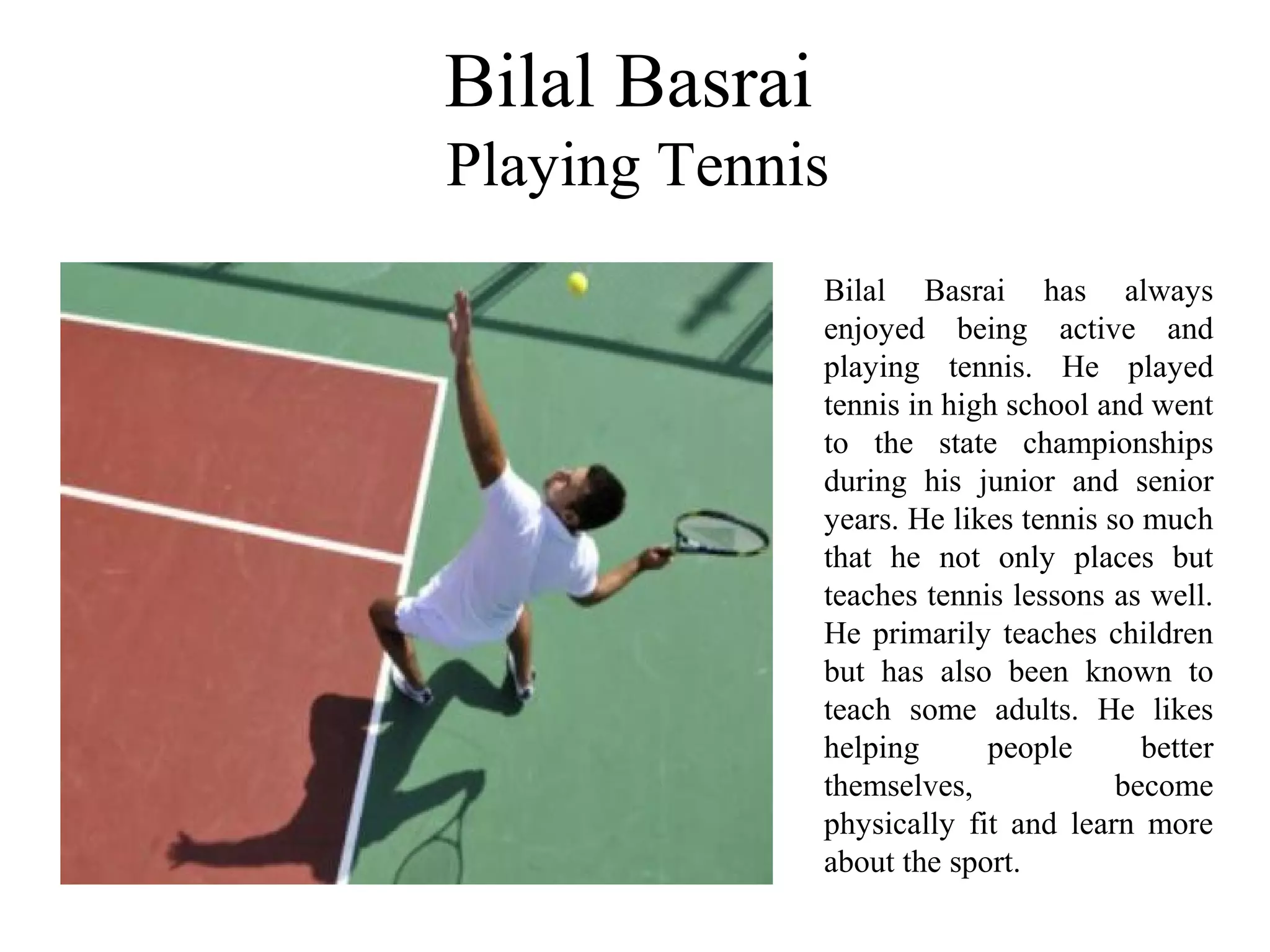Bilal Basrai Born In Bombay | PPT