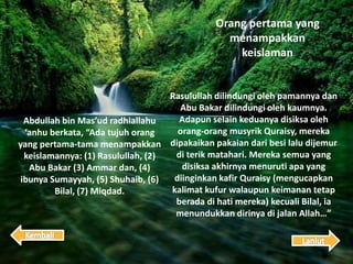 Bilal bin Rabah (MOPDB SMA Pembangunan I Bogor) | PPTX