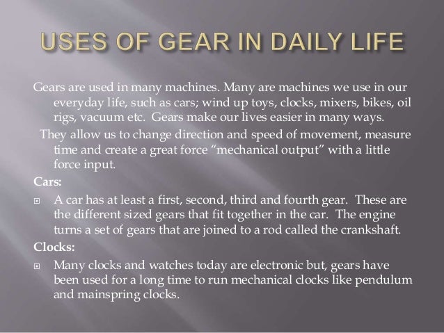 Bilal gear presentation