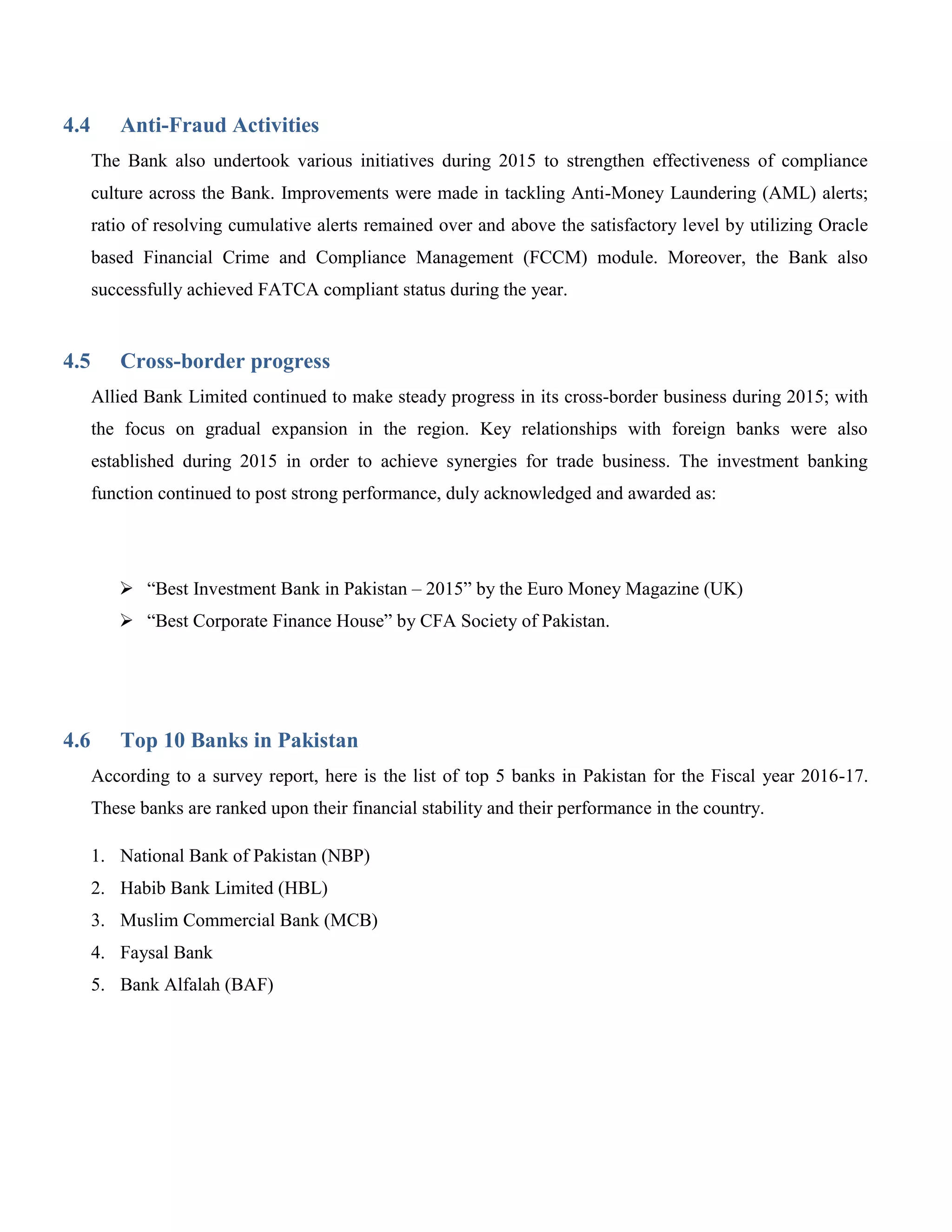 Allied Bank operations and Marketing strategies in Pakistan | PDF