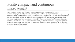 Final Report on Unilever | PPTX