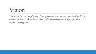 Final Report on Unilever | PPT