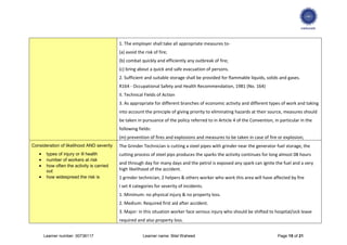 Risk assessment Report for NEBOSH Assessment | DOCX