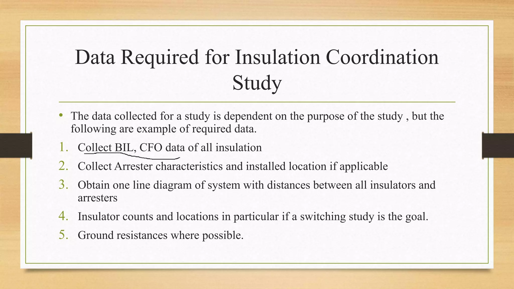 Bil and insulation coordination ppt | PPTX