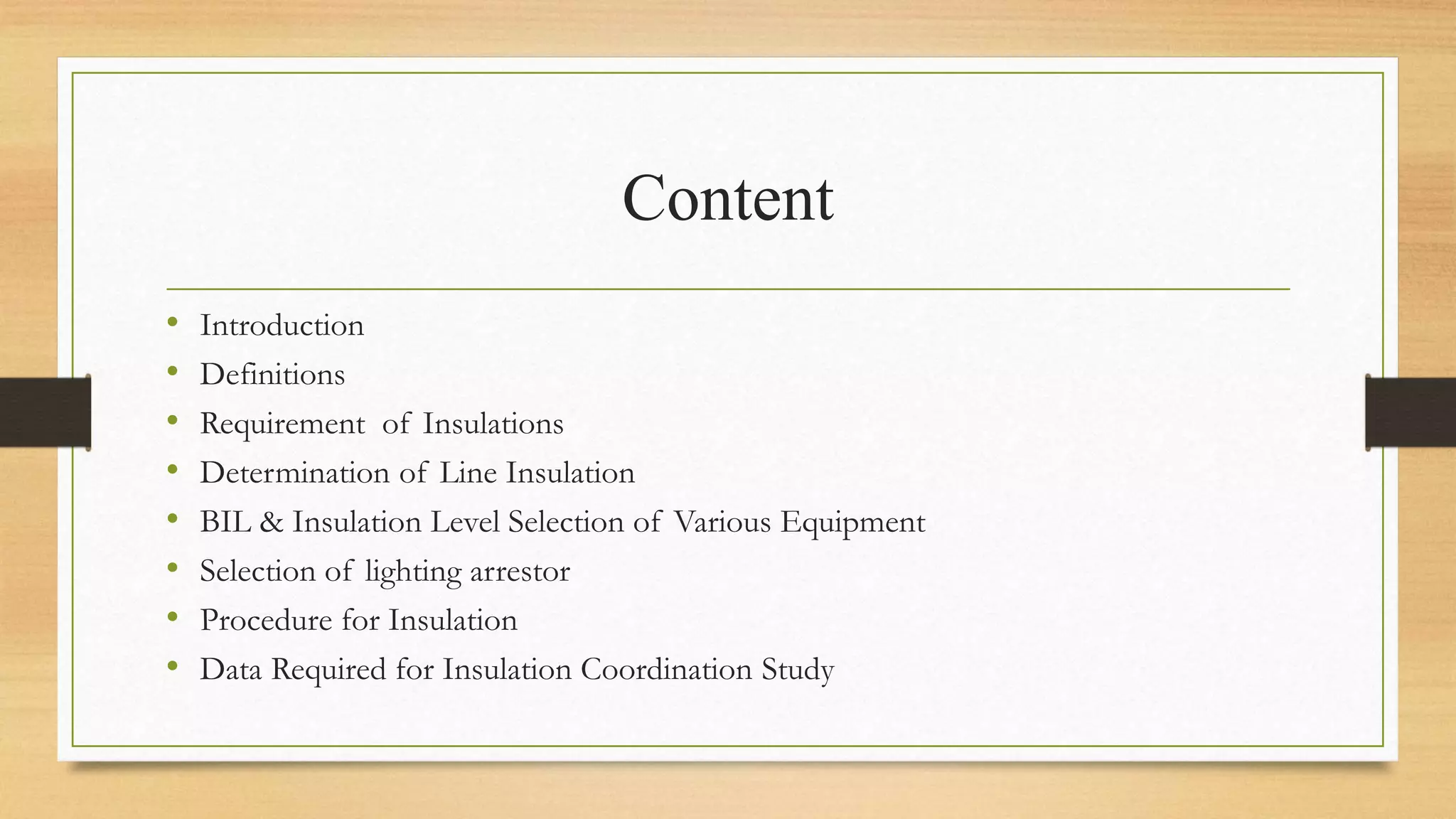 Bil And Insulation Coordination Ppt Pptx Science