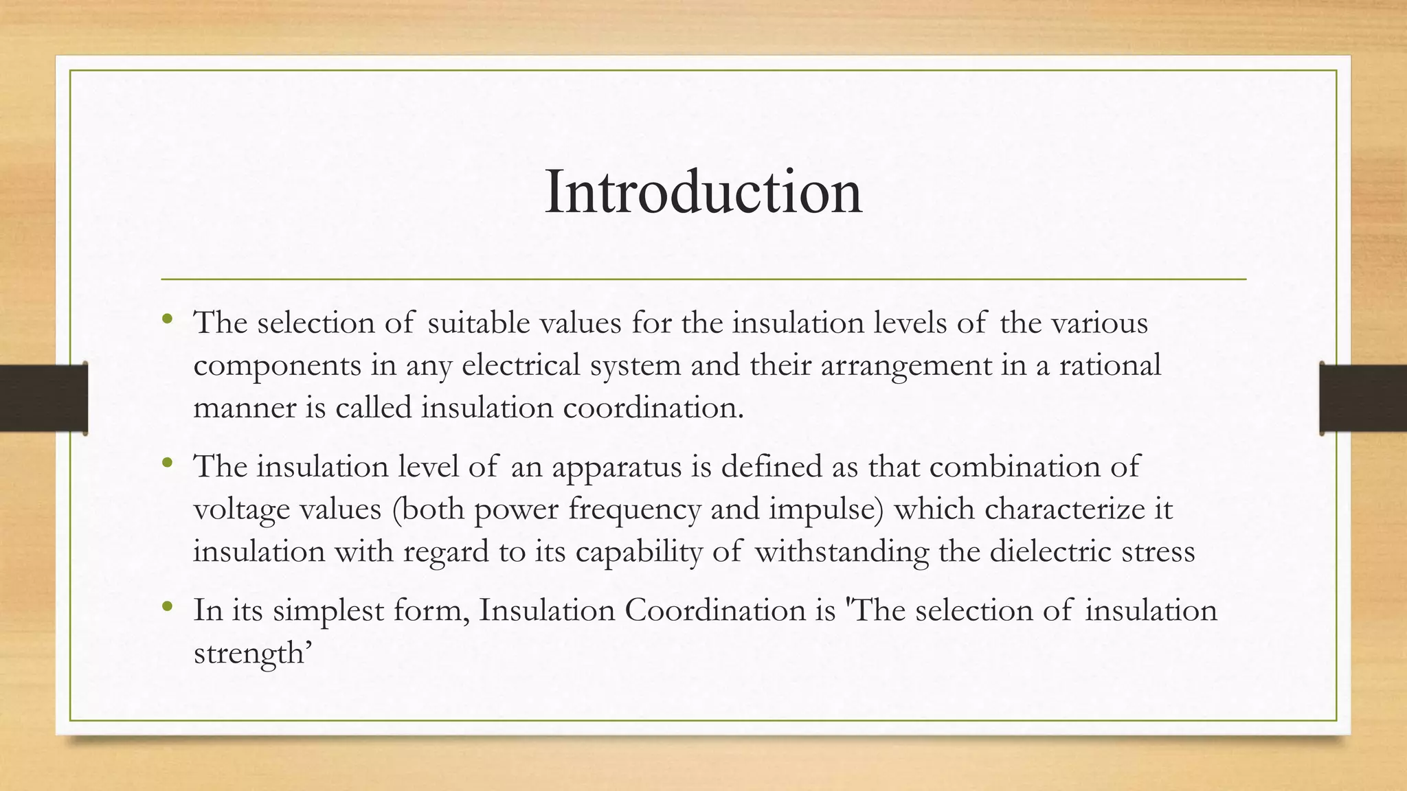 Bil and insulation coordination ppt | PPTX