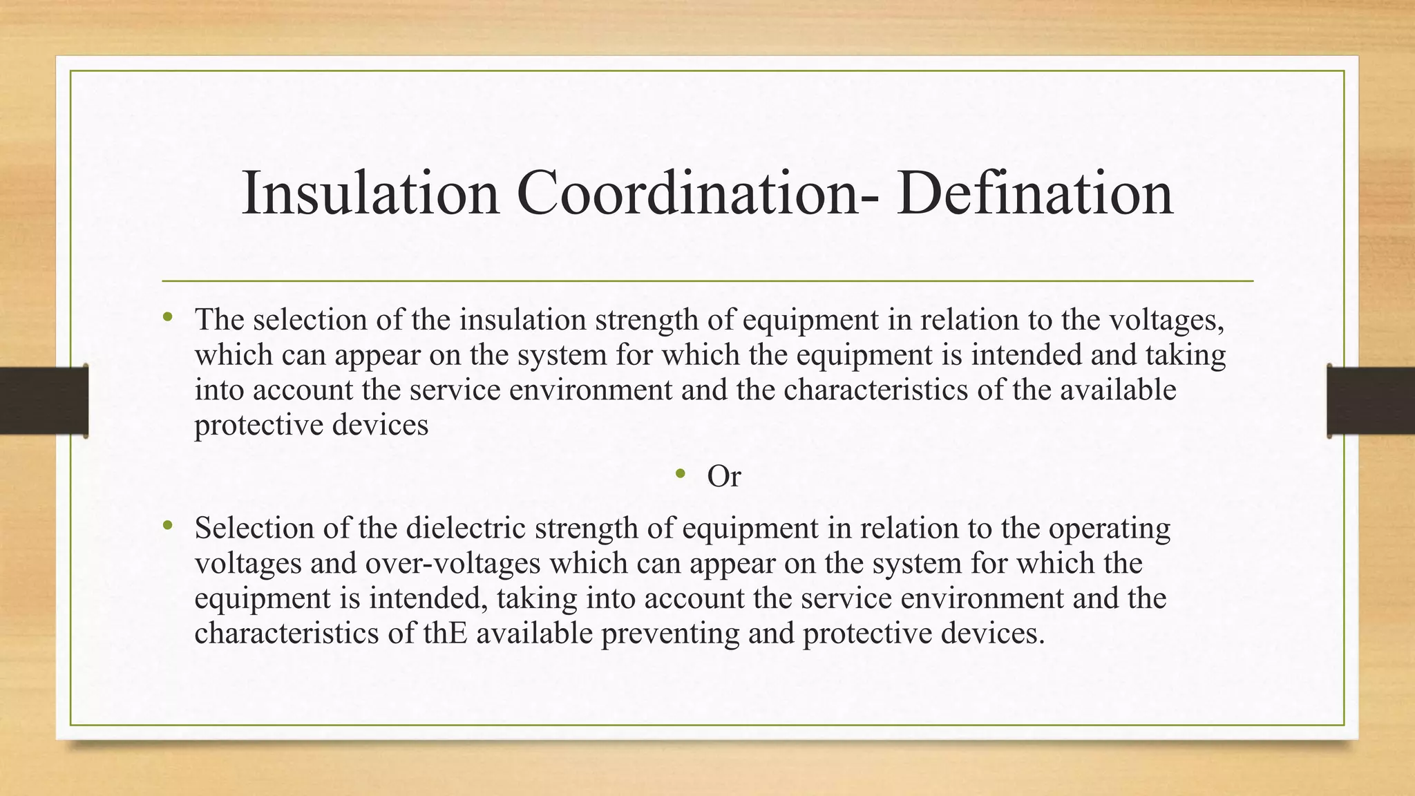 Bil and insulation coordination ppt | PPTX