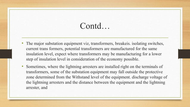 Bil And Insulation Coordination Ppt Pptx Science