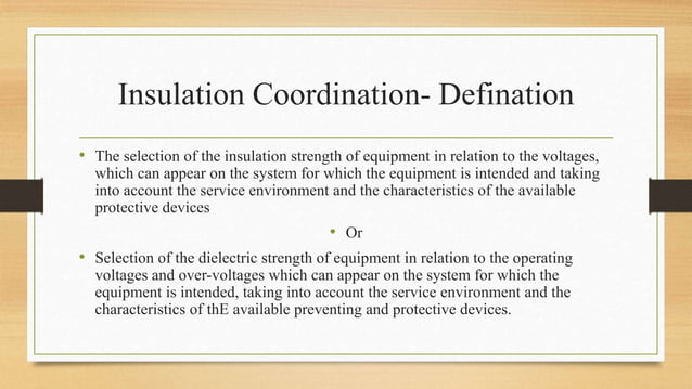 Bil and insulation coordination ppt | PPTX | Science