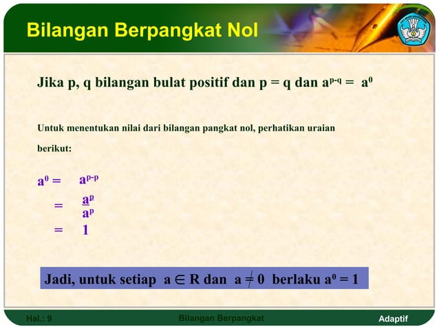 Bilangan berpangkat | PPT