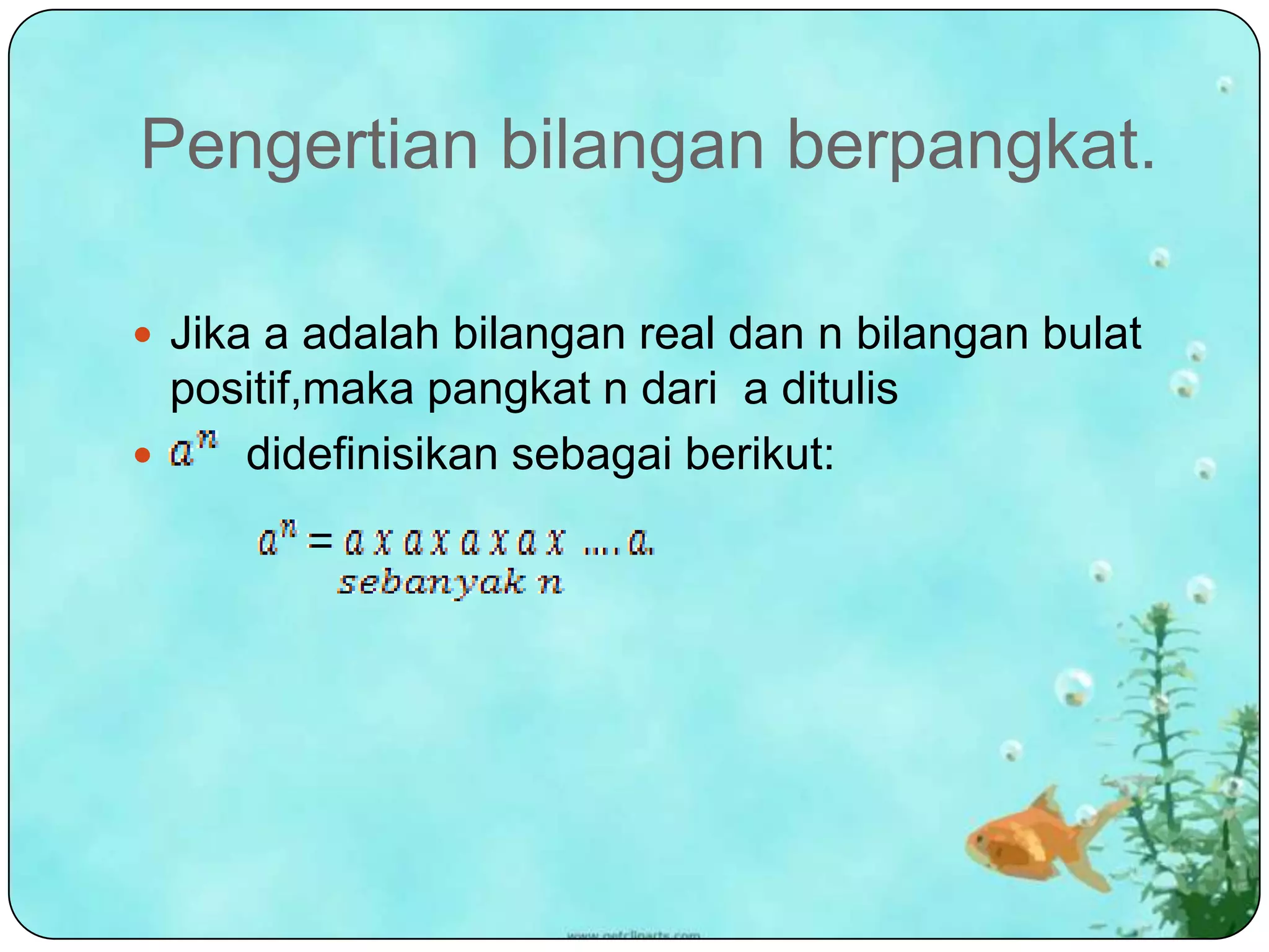 Bilangan berpangkat | PPTX