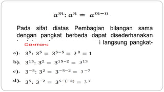 Bilangan berpangkat Matematika kelas 9 | PPTX