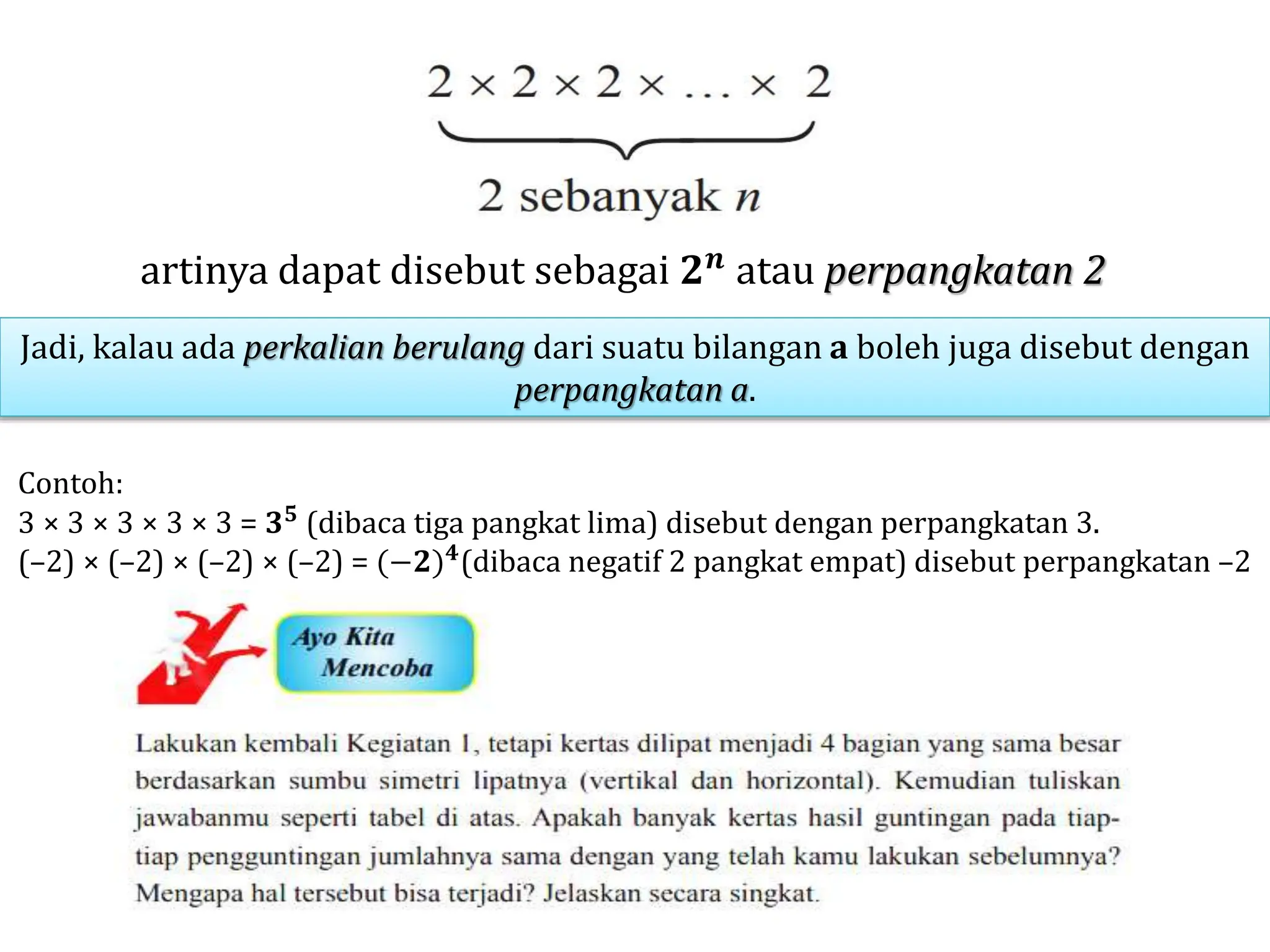 BILANGAN BERPANGKAT DAN AKAR BILANGAN - KELAS IX SMP | PPTX