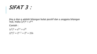 Materi_1_Bilangan berpangkat bulat positif | PPTX