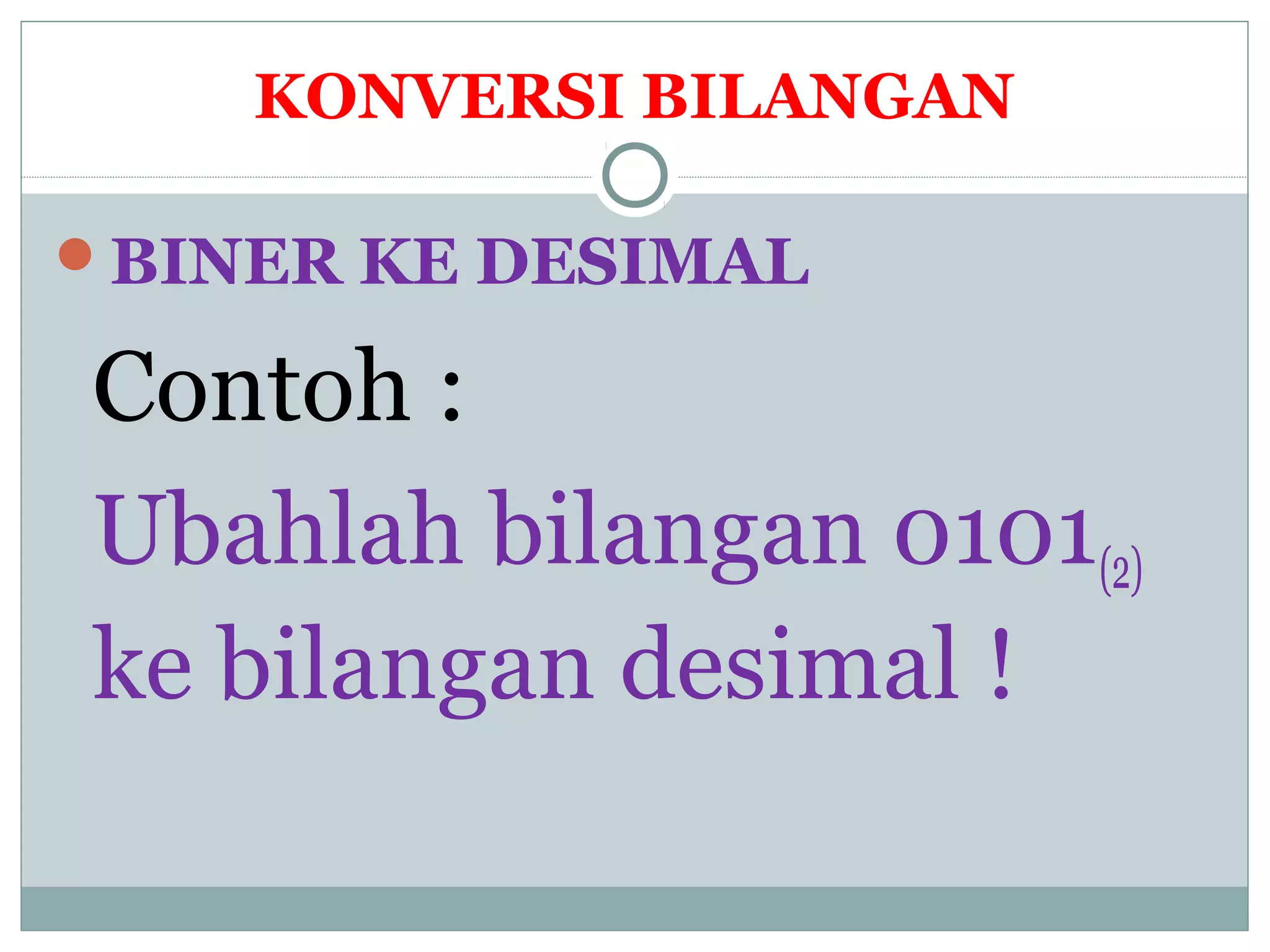 Bilangan biner | PPT