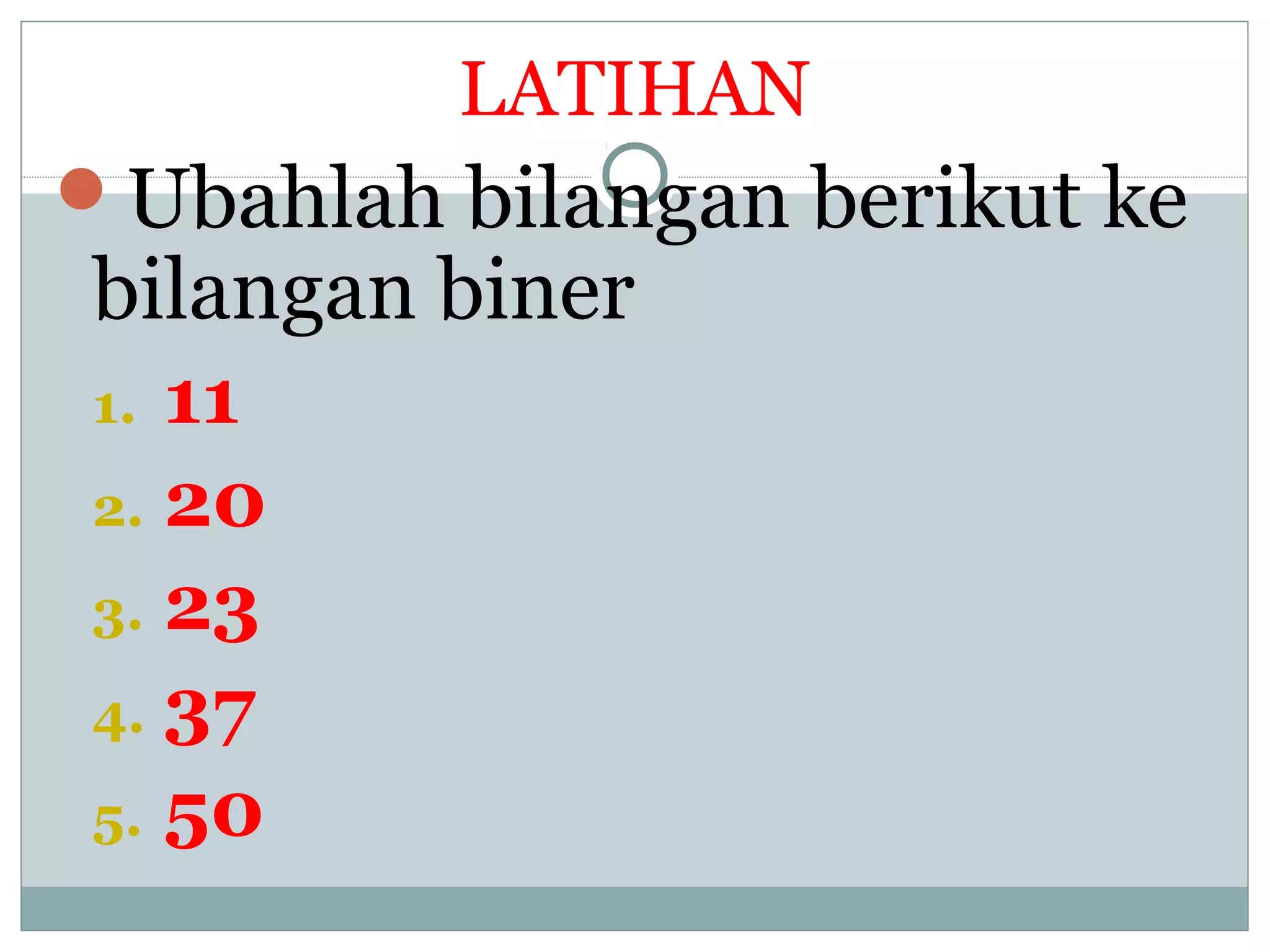 Bilangan biner | PPT