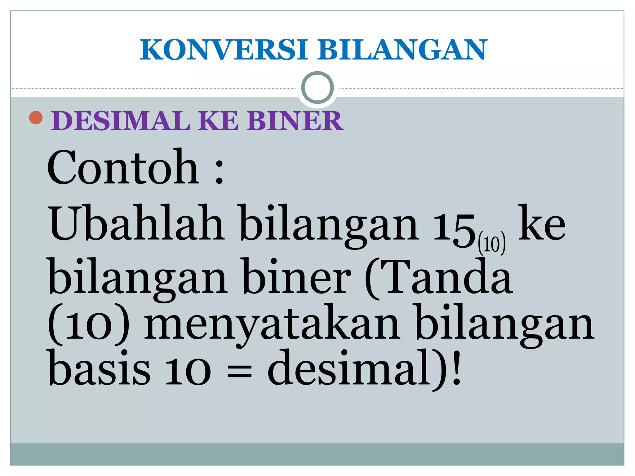 Bilangan biner | PPT