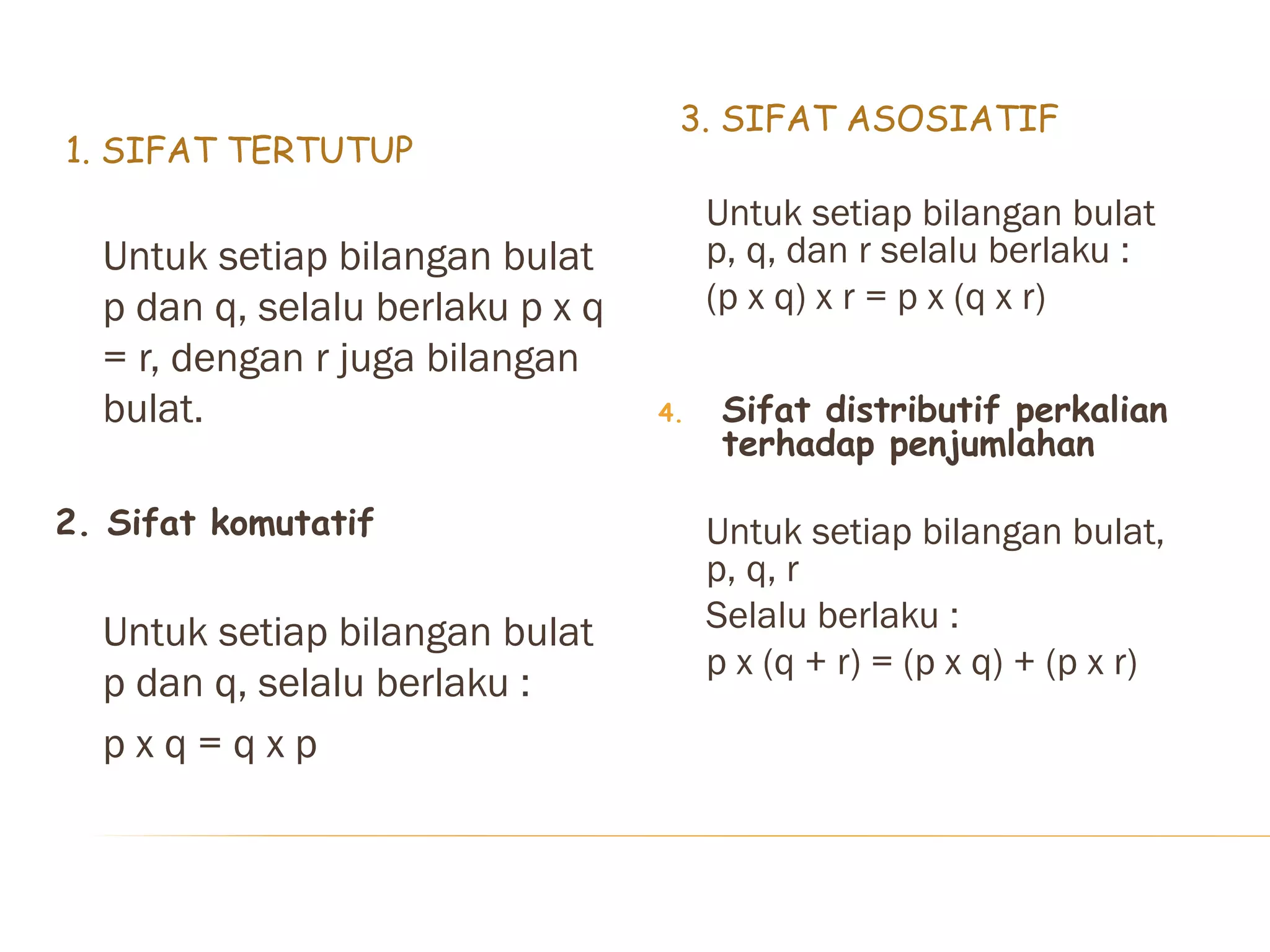Presentasi Bilangan bulat | PPTX