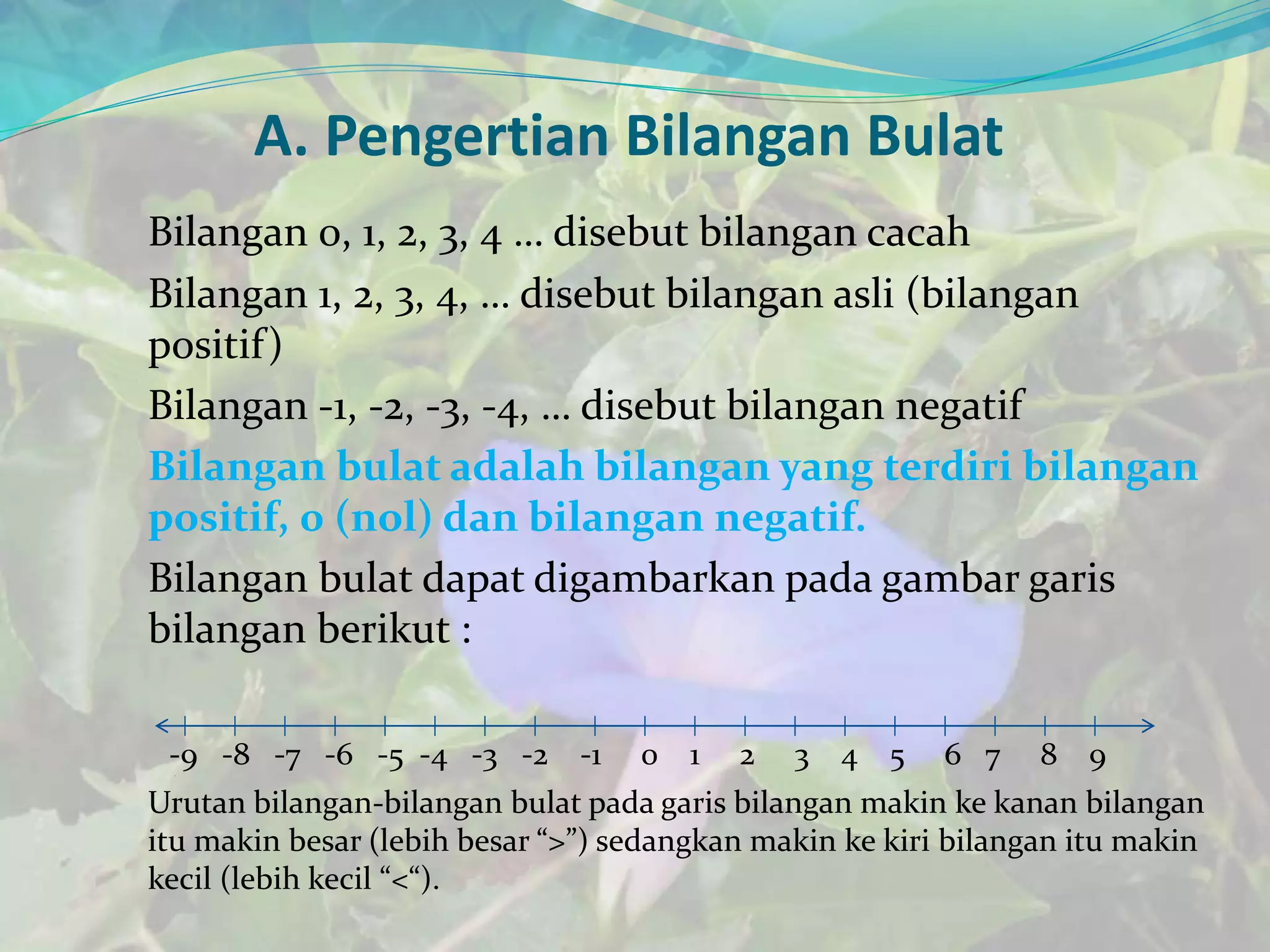 Bilangan bulat | PPTX