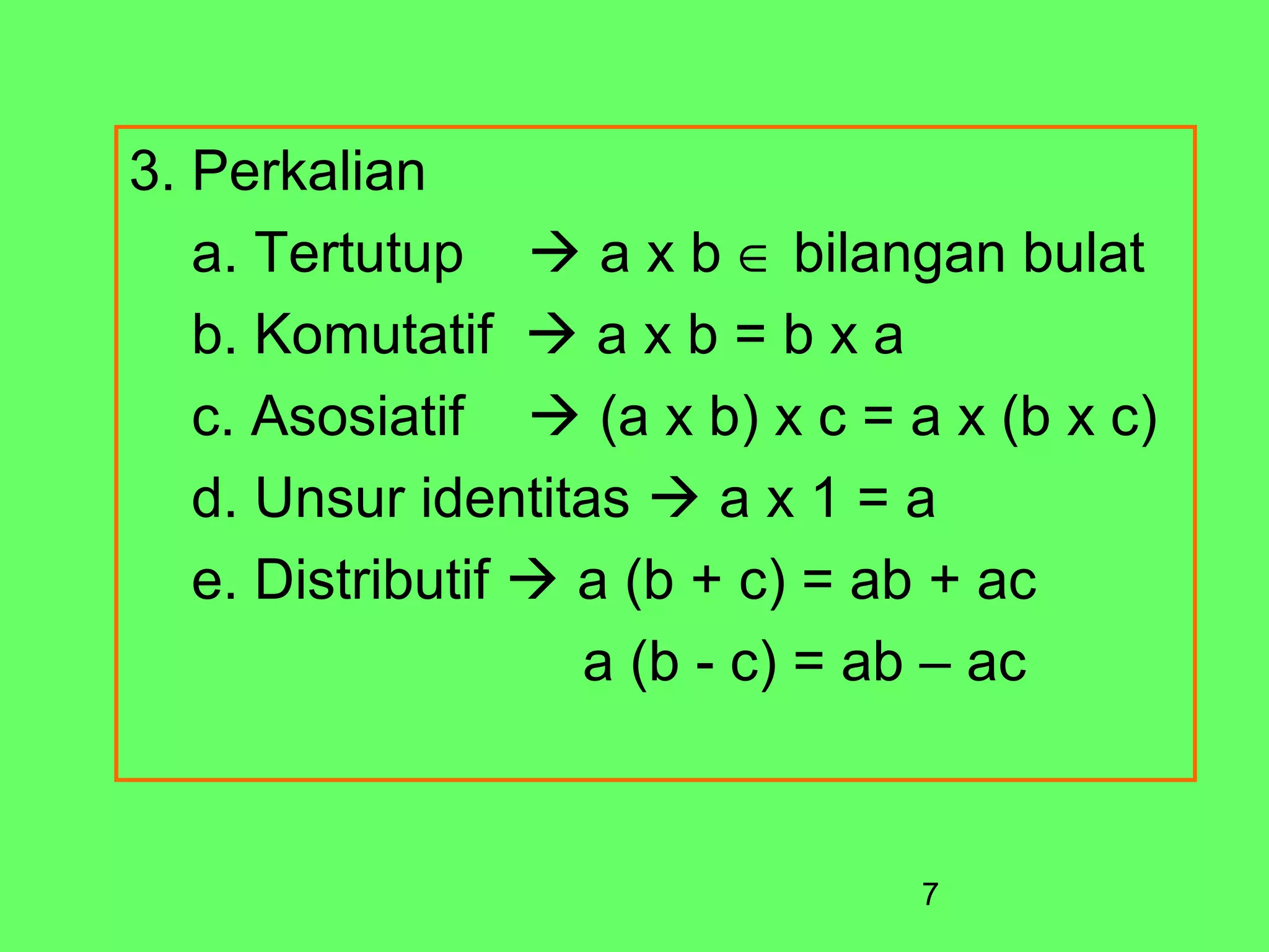 Bilangan bulat | PPT