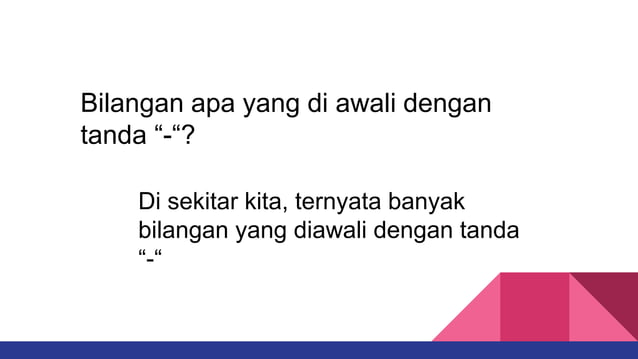 Bilangan bulat kelas 7 kurikulum merdeka | PPTX