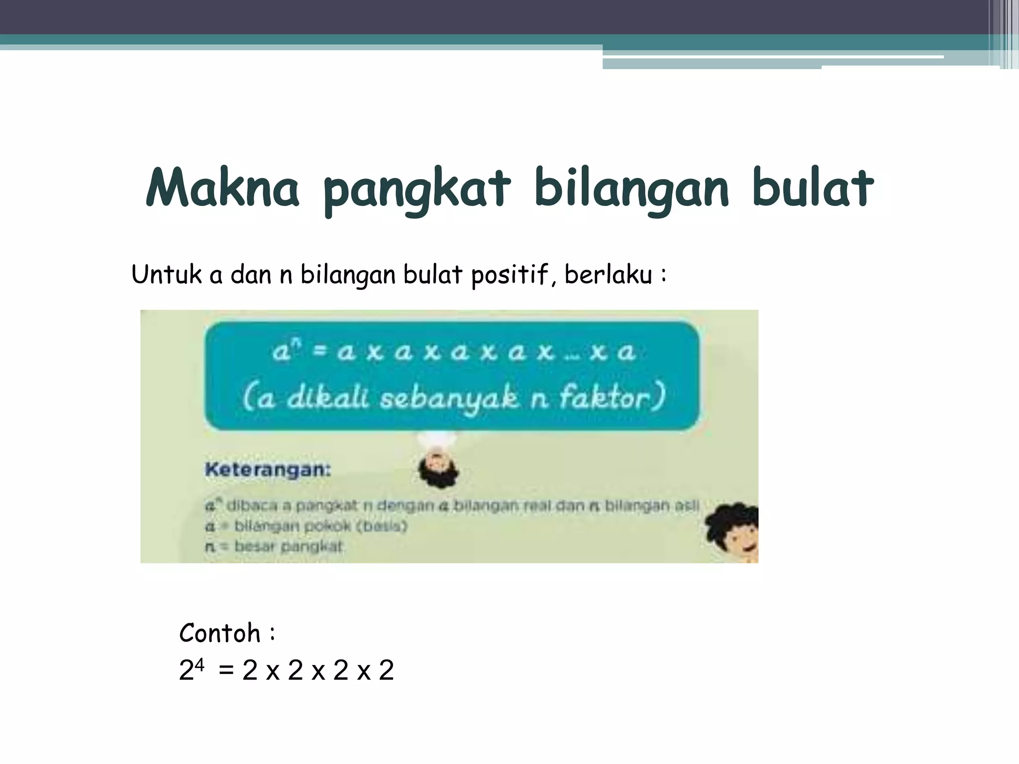 Bilangan bulat berpangkat | PPTX