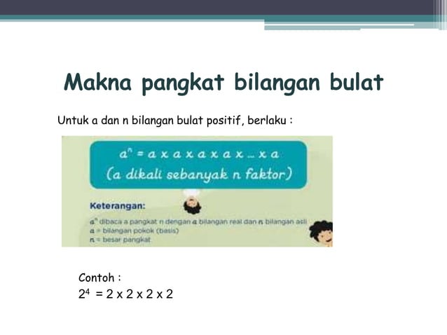 Bilangan bulat berpangkat | PPT