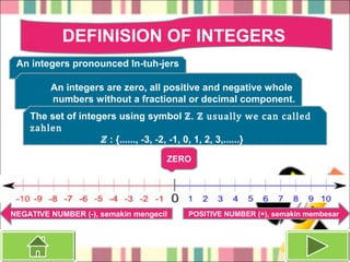 OPERASI BILANGAN BULAT | PPT