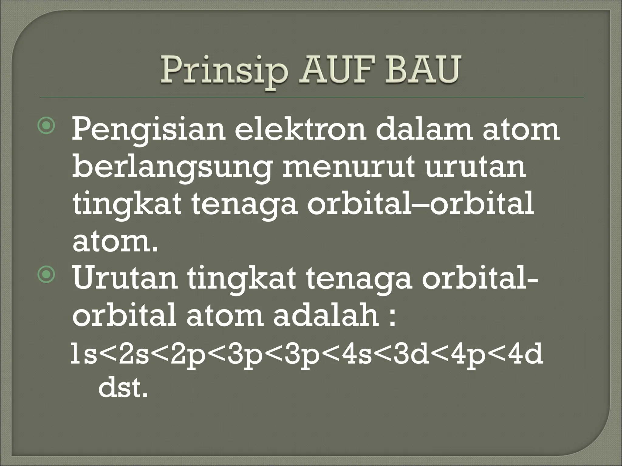 BILANGAN KUANTUM (UTAMA; AZIMUT; MAGNETIK; SPIN) | PPT