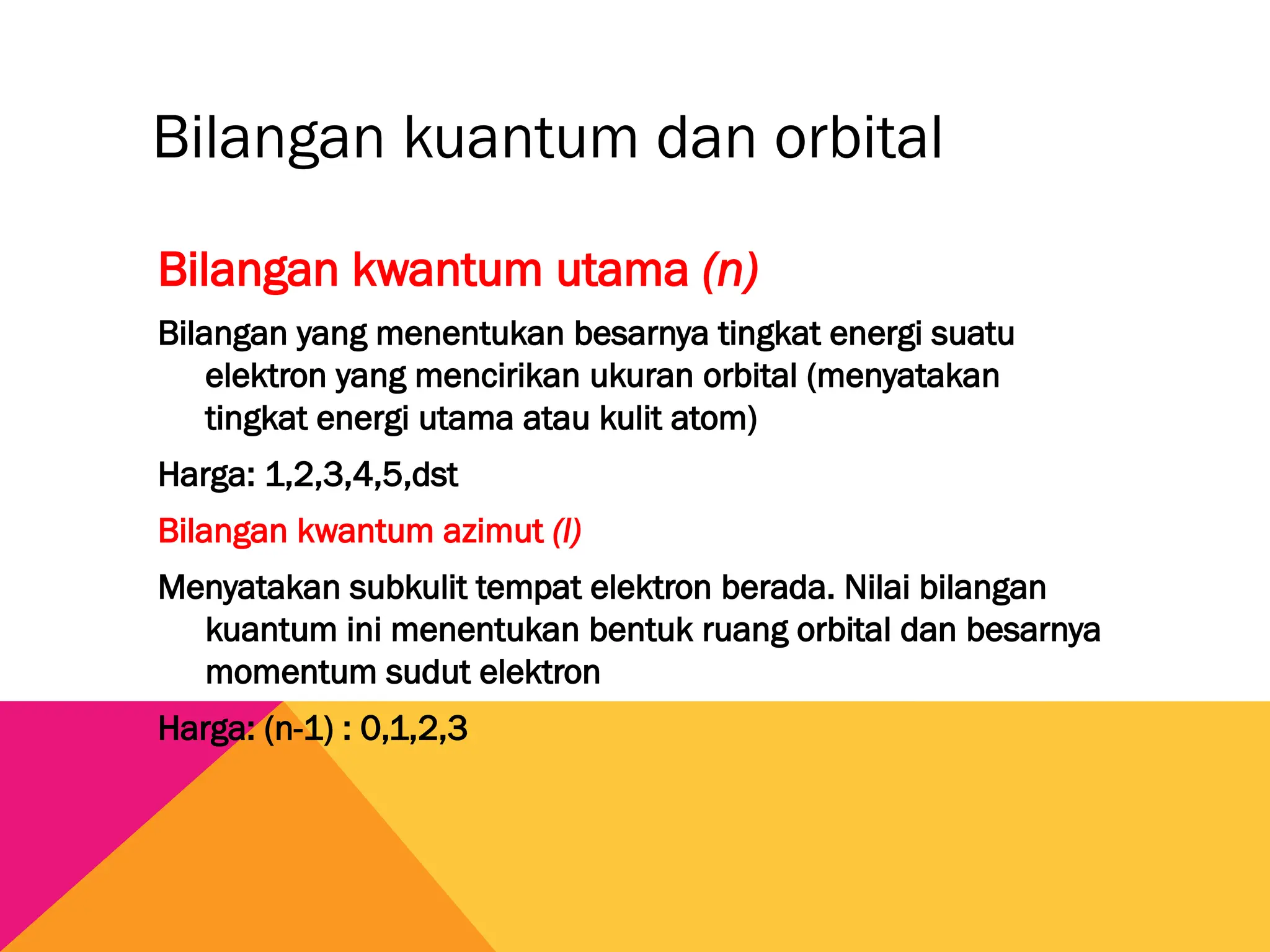 Bilangan Kuantum.pptx presentasi kimia sma | PPTX