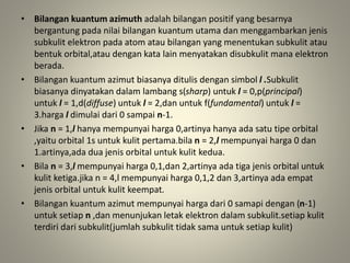 Bilangan Kuantum | PPTX