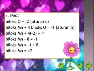 Bilangan oksidasi | PPTX