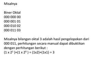 Bilangan oktal | PPTX