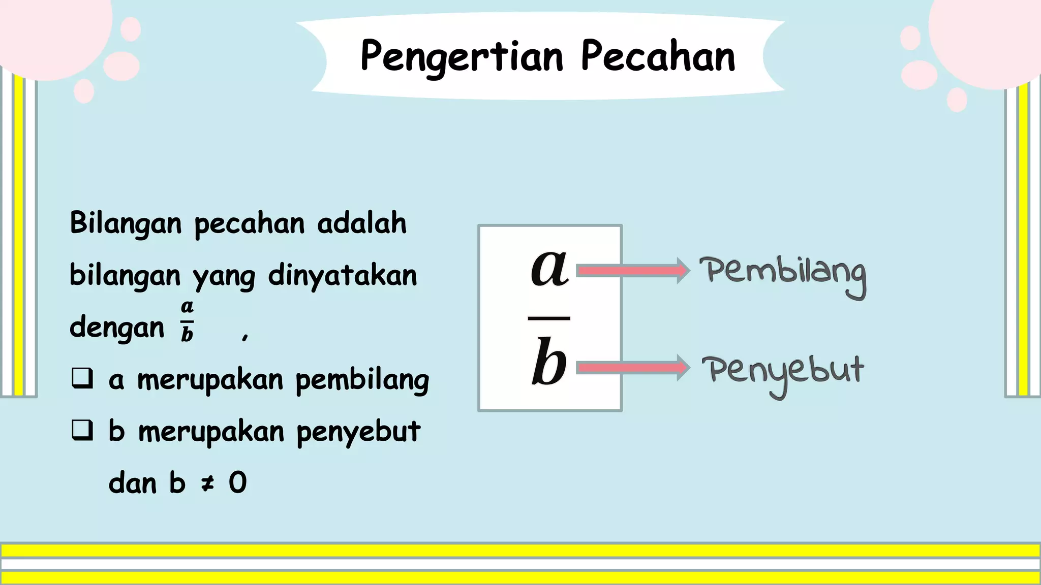 Bilangan pecahan | PPTX