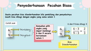 Bilangan pecahan | PPTX