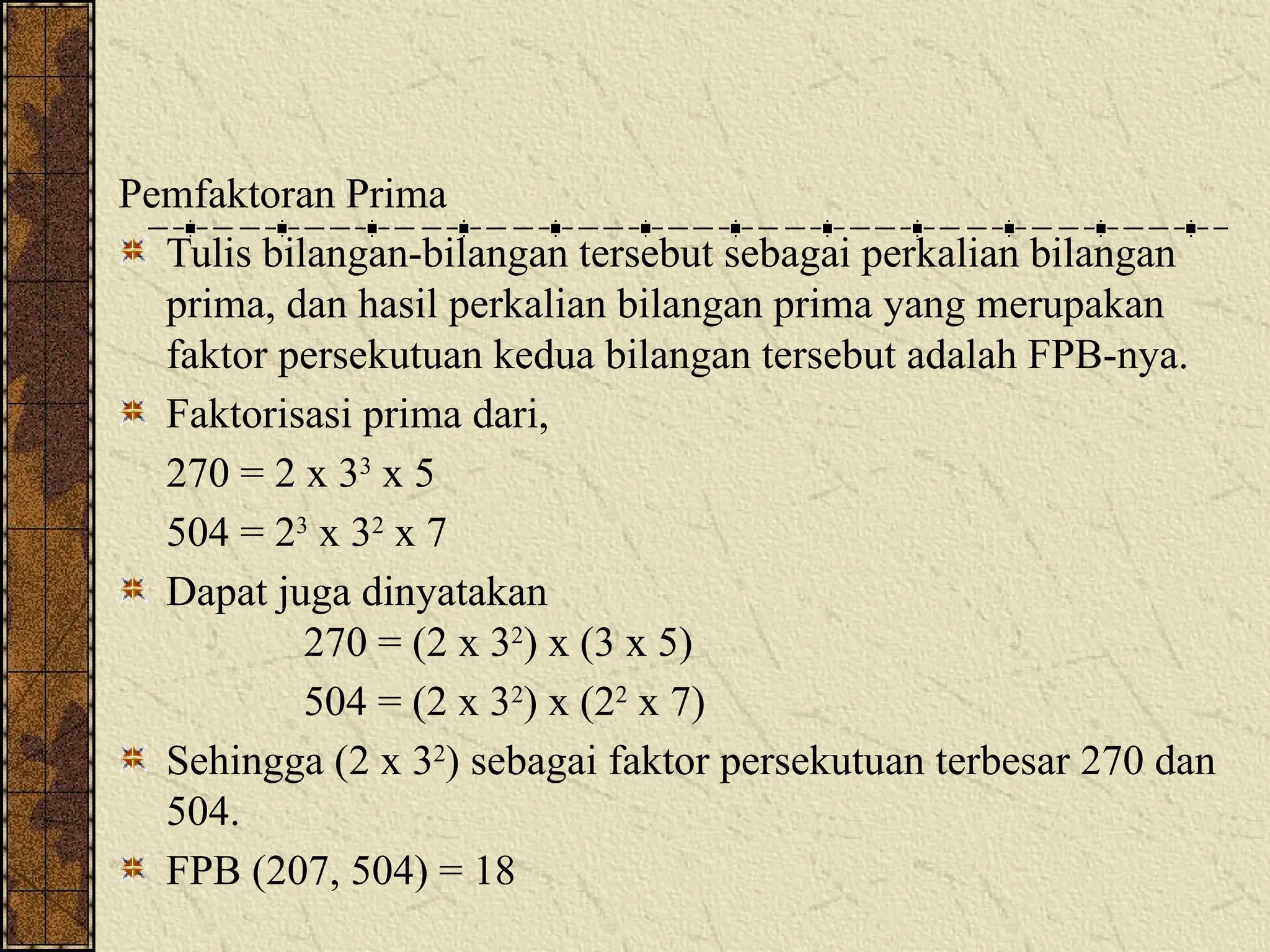 Materi Bilangan Prima di mata kuliah teori bilangan | PPTX