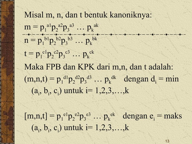 Materi Bilangan Prima di mata kuliah teori bilangan | PPTX