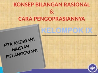 PPT Matematika tentang BILANGAN RASIONAL | PPTX