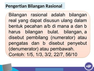 PPT Matematika tentang BILANGAN RASIONAL | PPTX