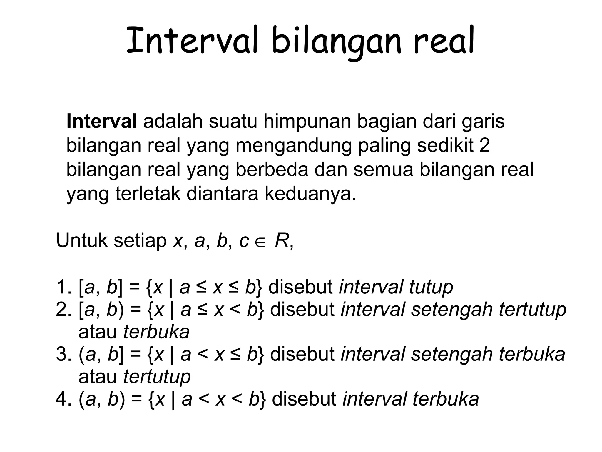 Bilangan Real | PPT