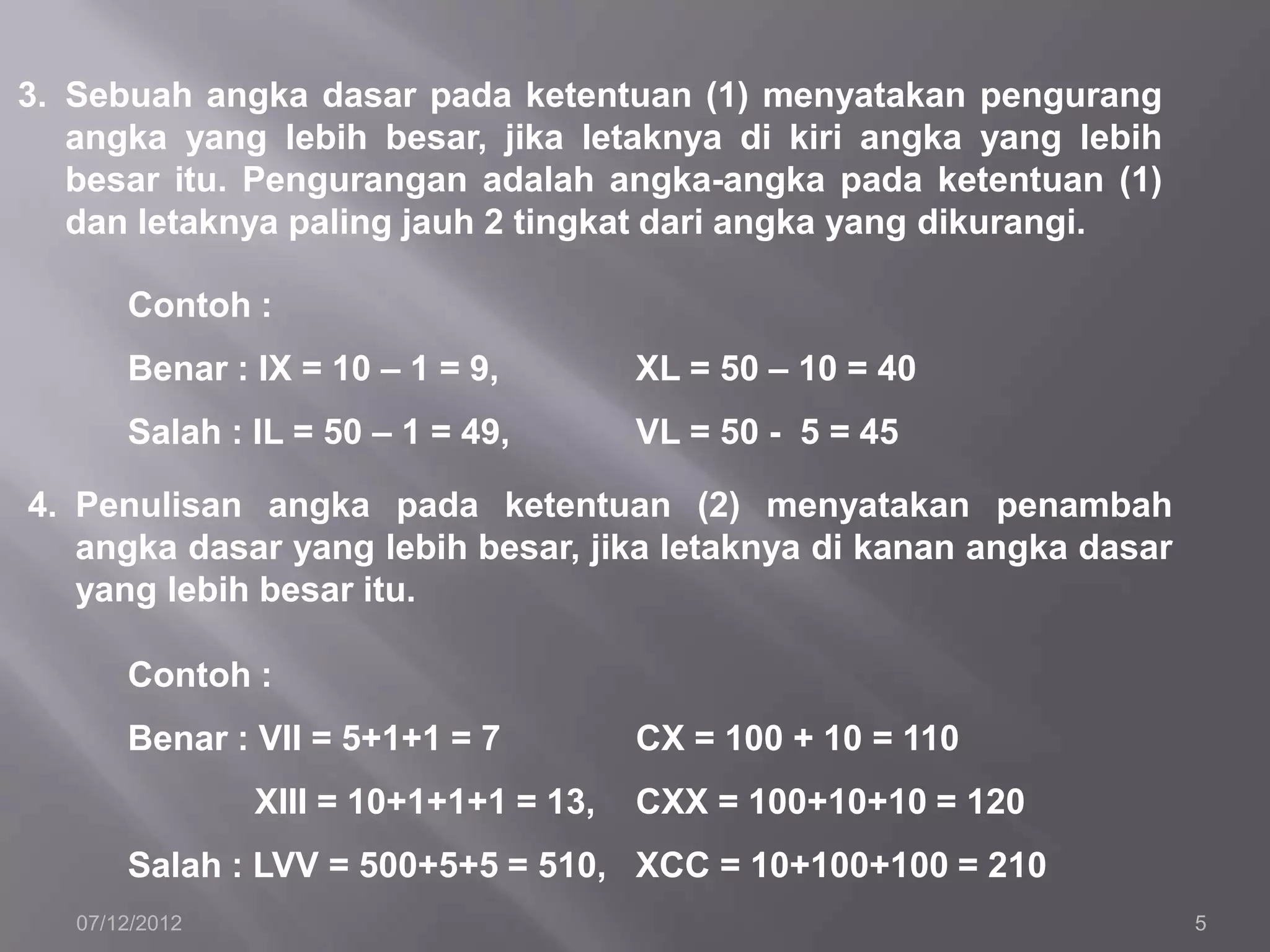 Bilangan romawi | PPTX