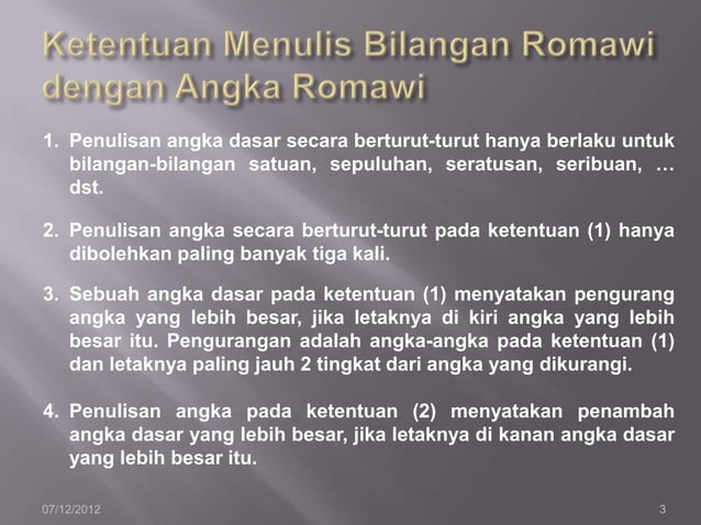 Bilangan romawi | PPTX