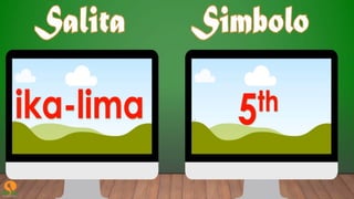 BILANG ORDINAL - Grade 1 Math - Tagalog Presentation | PPT