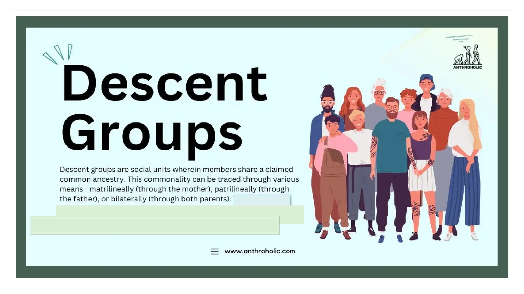 determinants of bilateral descent groups | PPT