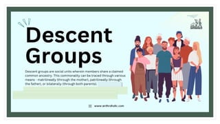 determinants of bilateral descent groups | PPT