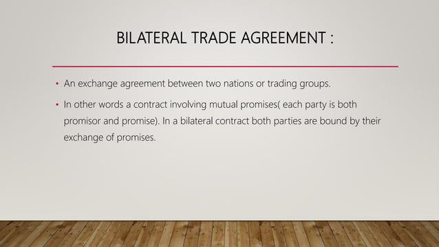 Bilateral agreements- Yashvanth G Nayak | PPTX | Politics