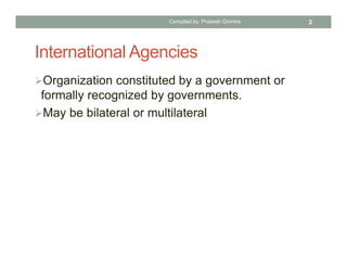 Bilateral and Multilateral Organizations in Nepal | PDF